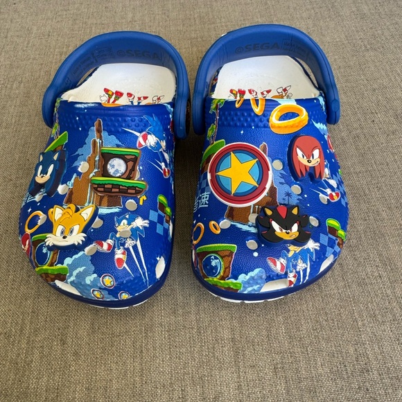 CROCS | Shoes | Sonic The Hedgehog Kids Crocs Size 5 | Poshmark